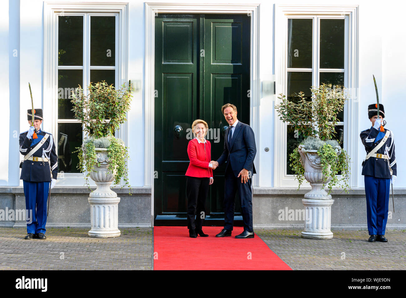 The Hague, Netherlands, September 3rd, 2019 (L to R: Ursula Von der ...