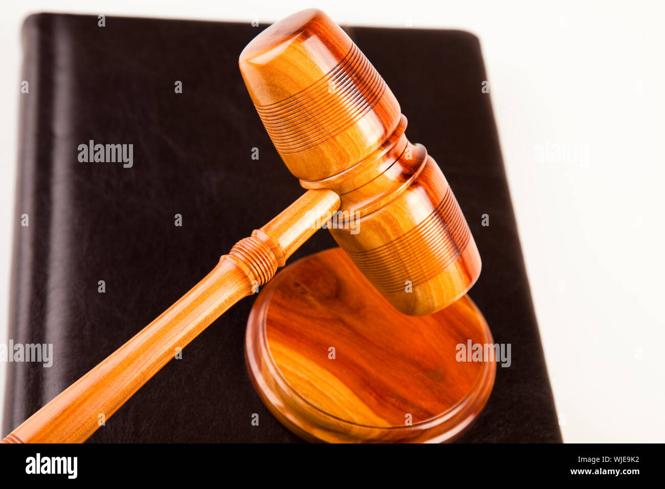Judges wooden gavel Stock Photo - Alamy