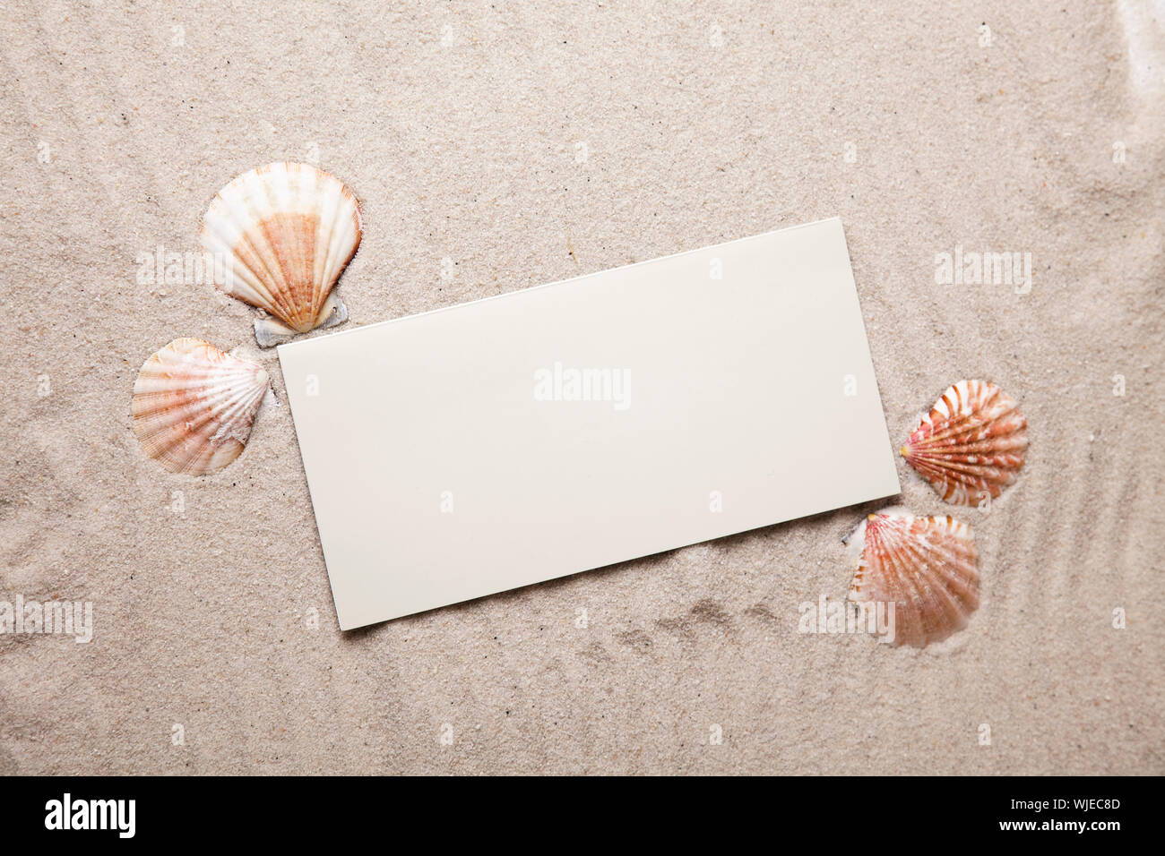Messages between sands and shells Stock Photo - Alamy