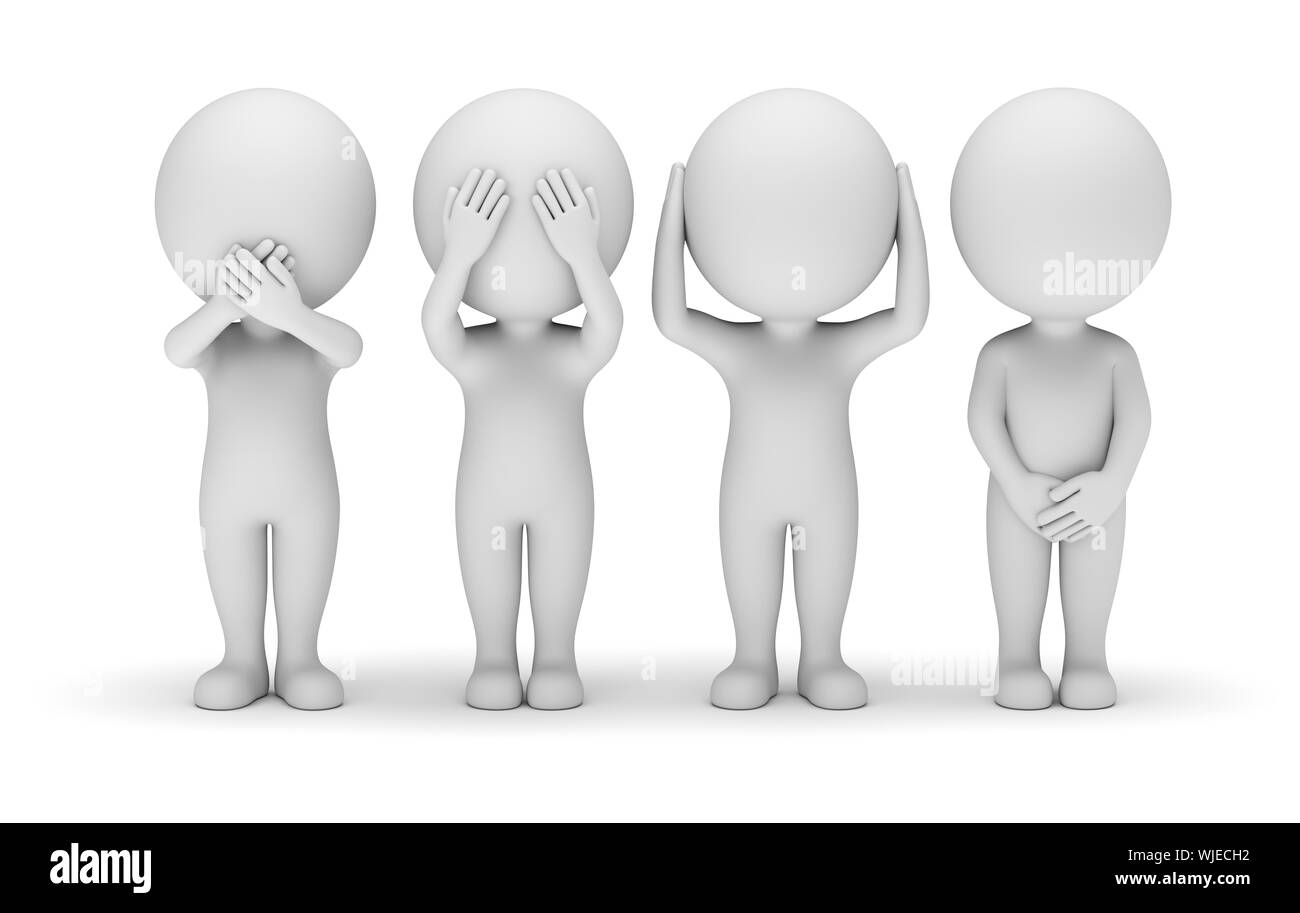 See no evil hear no evil speak no evi hi-res stock photography and ...