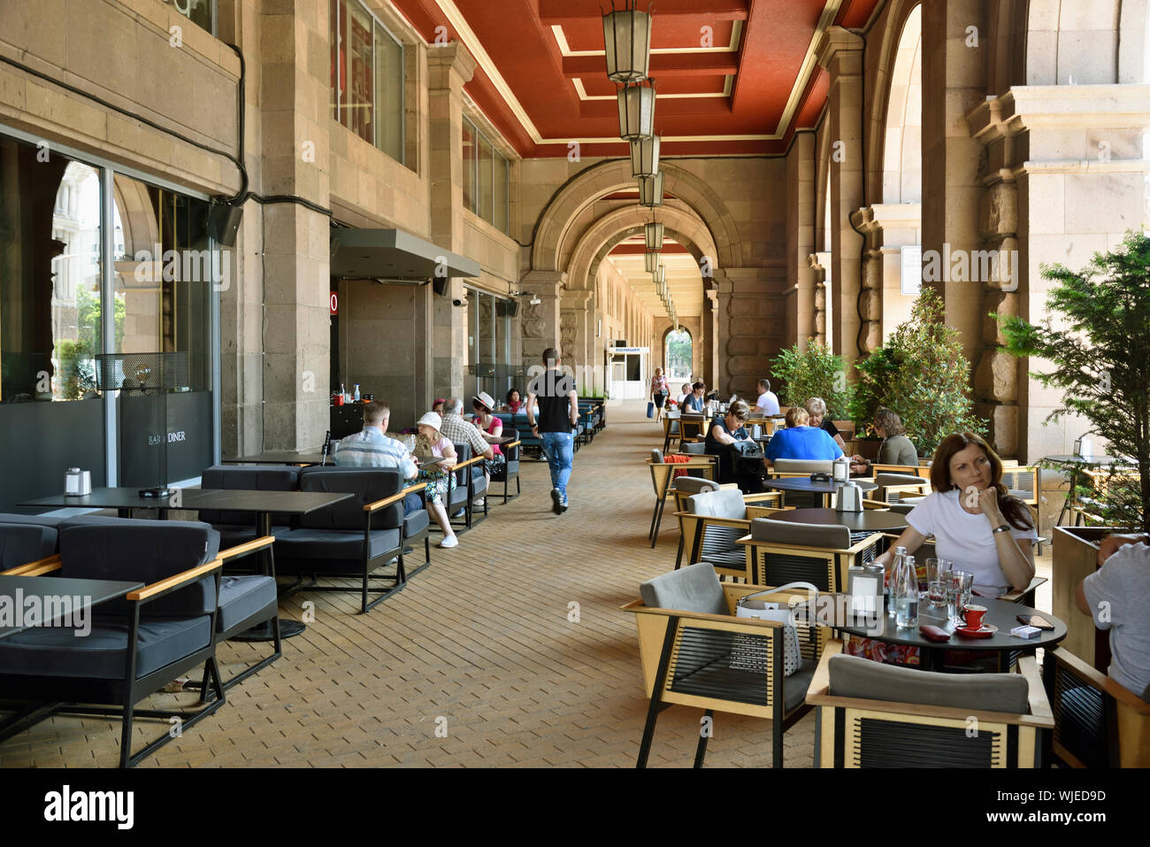 Restaurant and bar in the Tsum Retail Centre at Independence Square ...