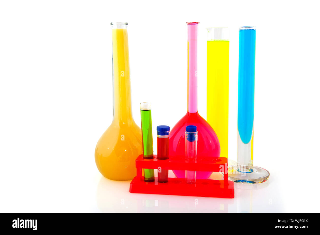 test tubes in the laboratory filled with liquids Stock Photo - Alamy