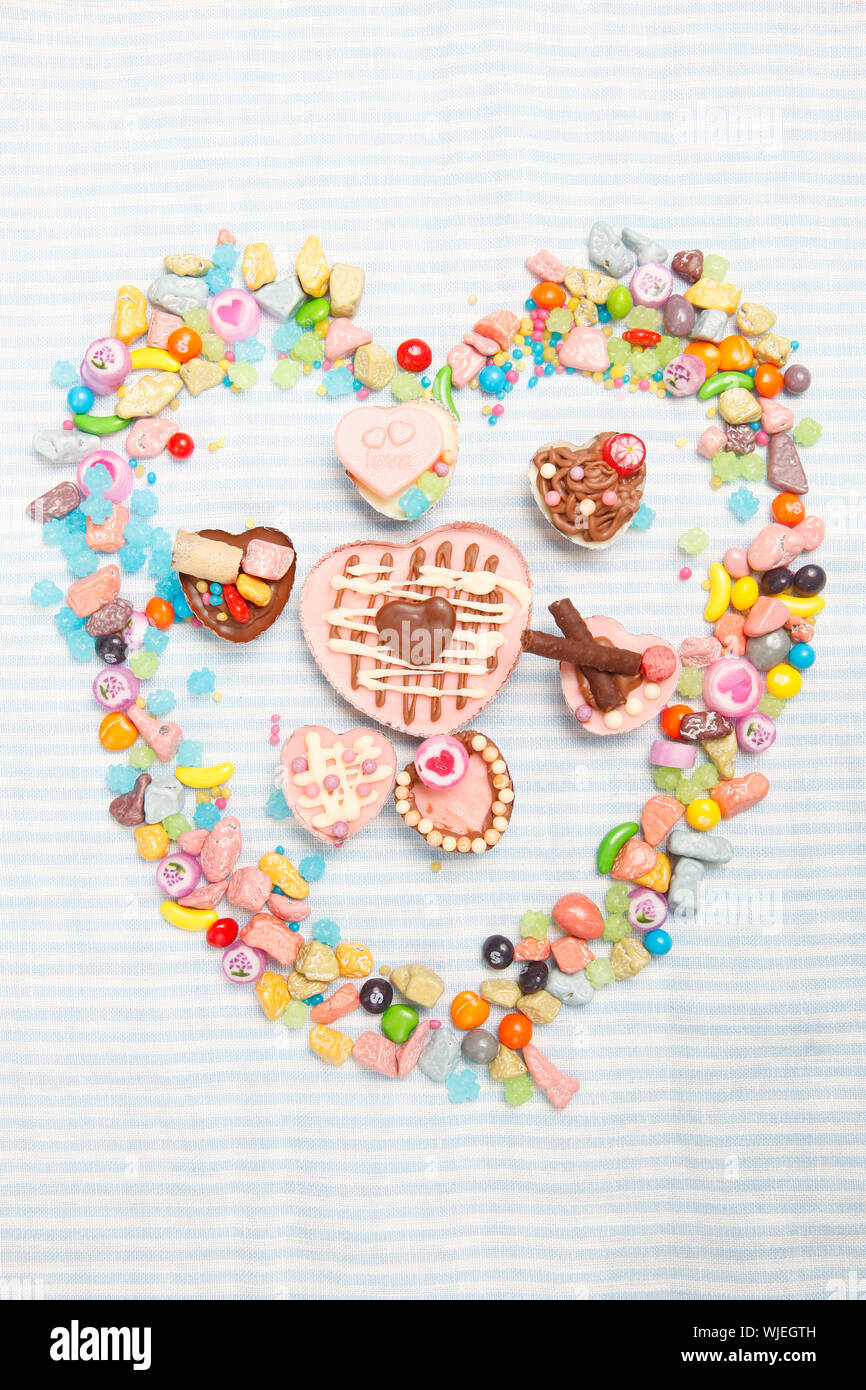 Chocolate and candy Stock Photo - Alamy