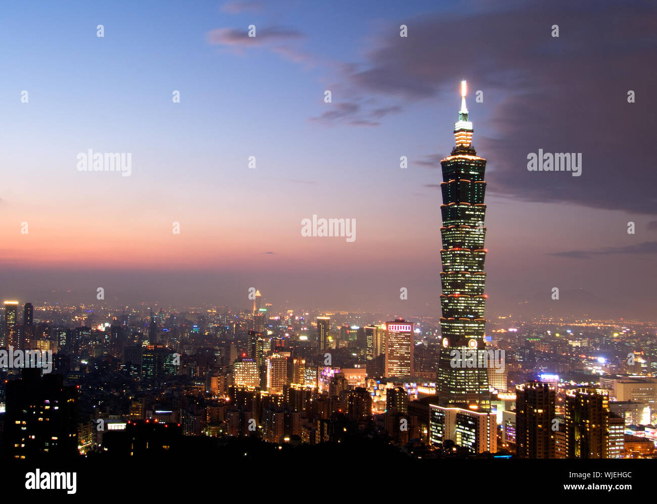It is the tallest building called "Taipei 101 Stock Photo - Alamy