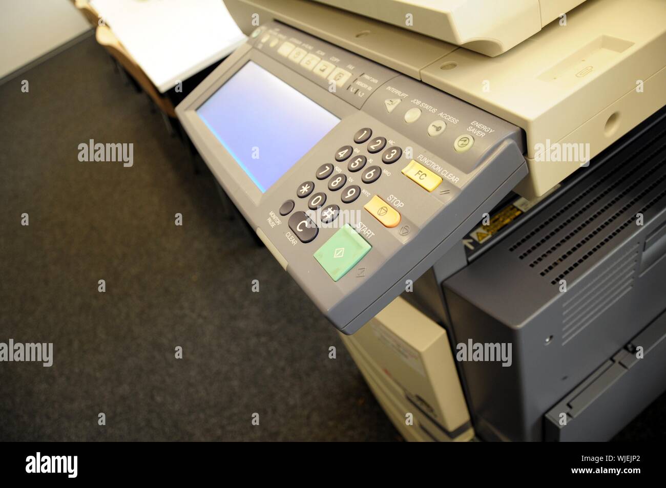 copy machine or center showing office work concept Stock Photo - Alamy