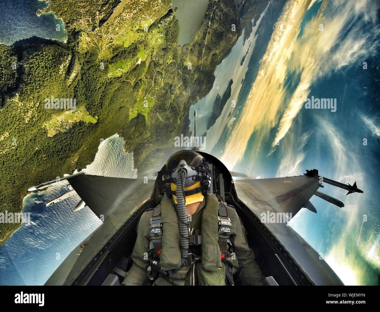 Pilot Flying High Resolution Stock Photography and Images - Alamy