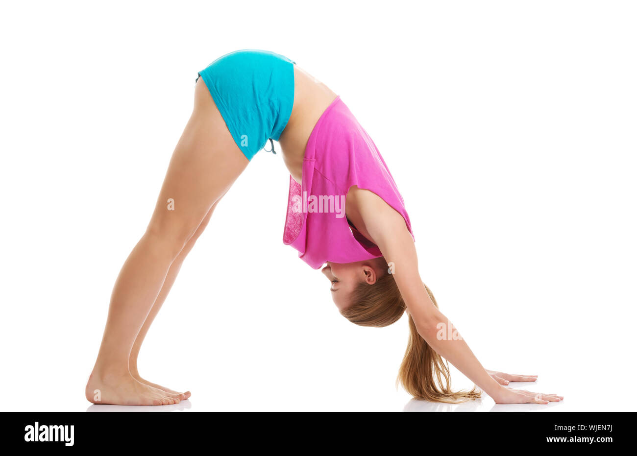 Beautiful Girl Bending Down High Resolution Stock Photography and ...