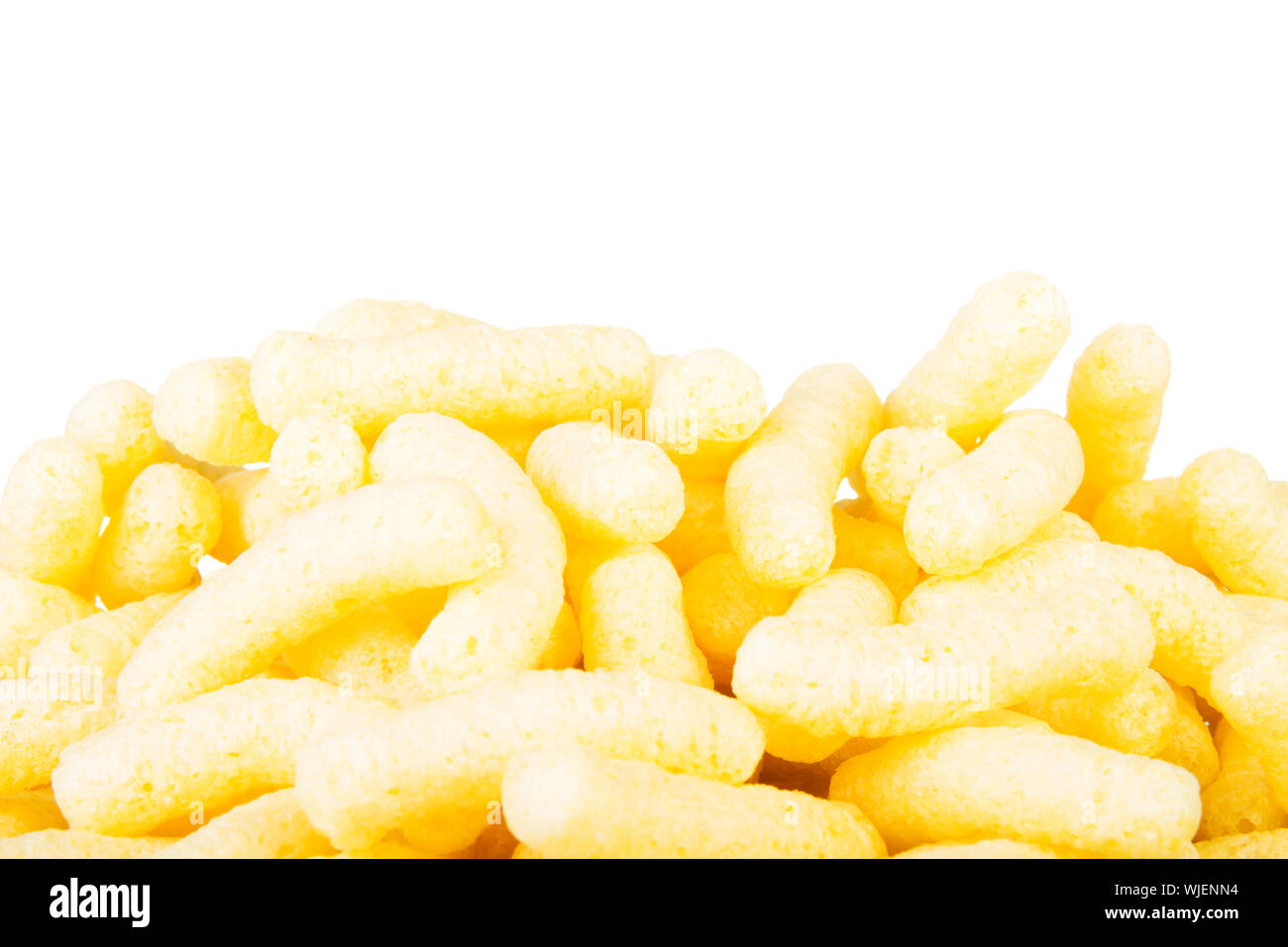 Group of flips snacks, crisps. Isolated on white Stock Photo - Alamy