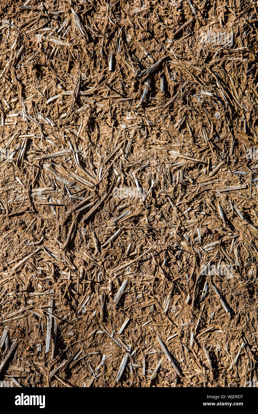 Cob Construction Clay and Straw Aggregate Stock Photo - Alamy