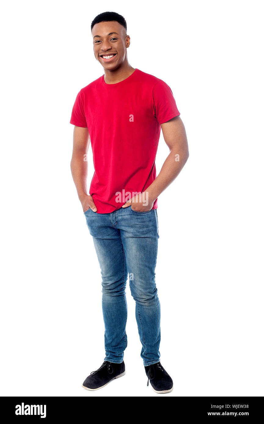 Handsome young cool dude posing in style Stock Photo - Alamy