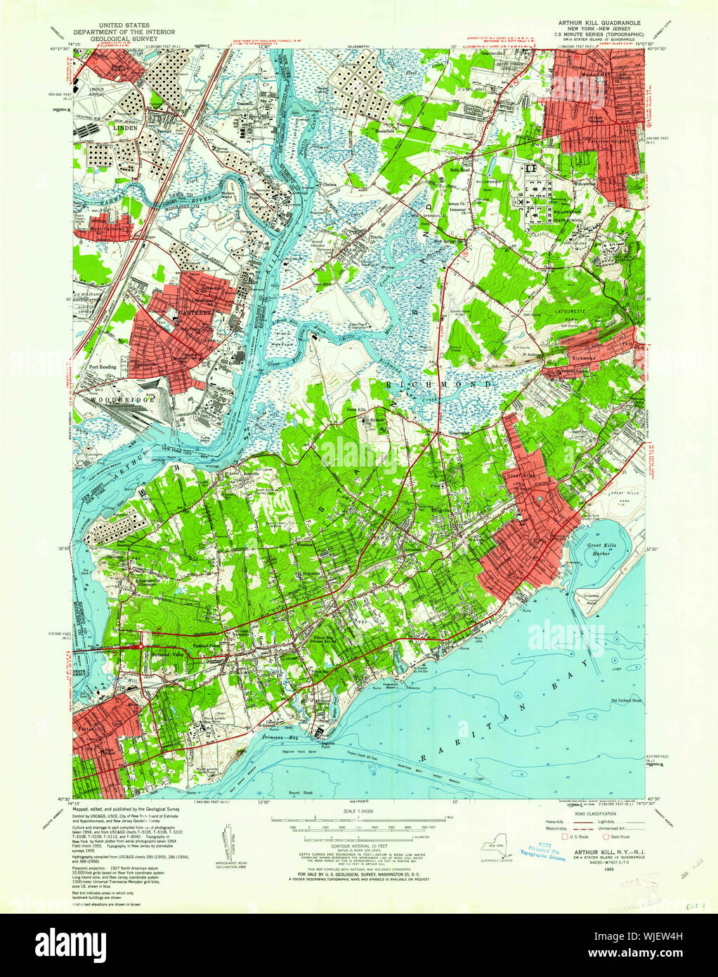 New York NY Arthur Kill 136696 1955 24000 Restoration Stock Photo - Alamy