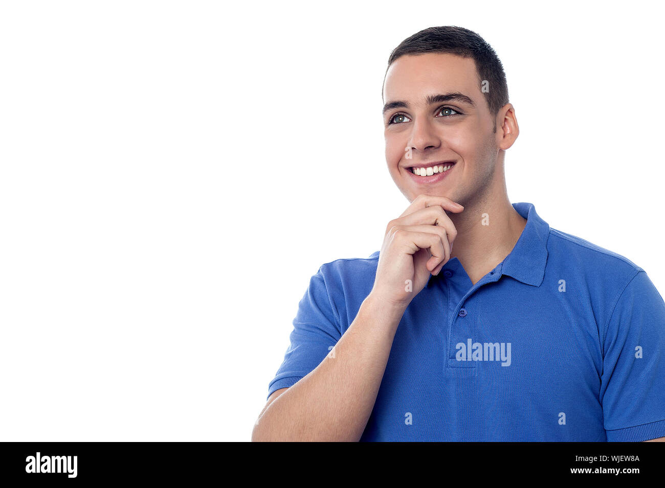 Smart guy thinking about his future Stock Photo - Alamy