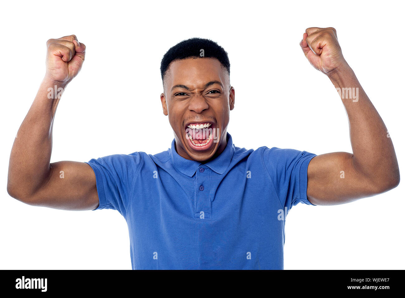 Successful young man, isolated on white Stock Photo - Alamy