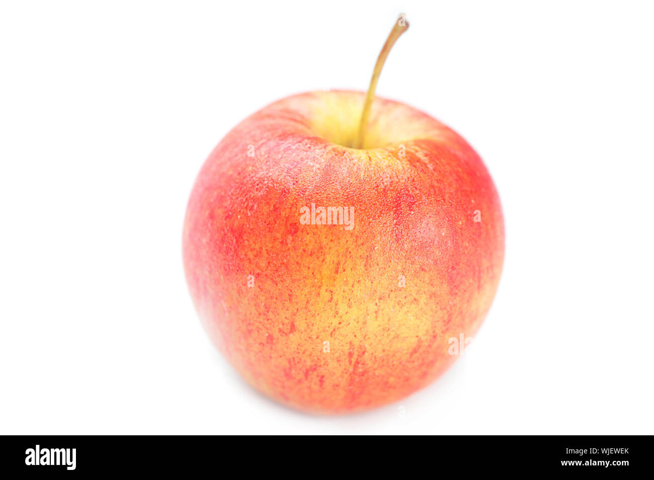 ripe red apple isolated on white Stock Photo - Alamy