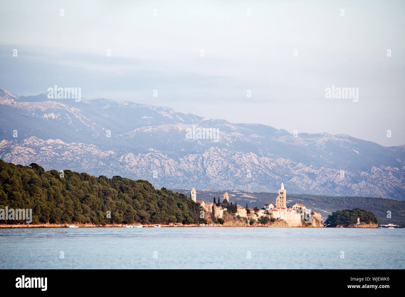 A nature landscape of Rab, Croatia Stock Photo - Alamy