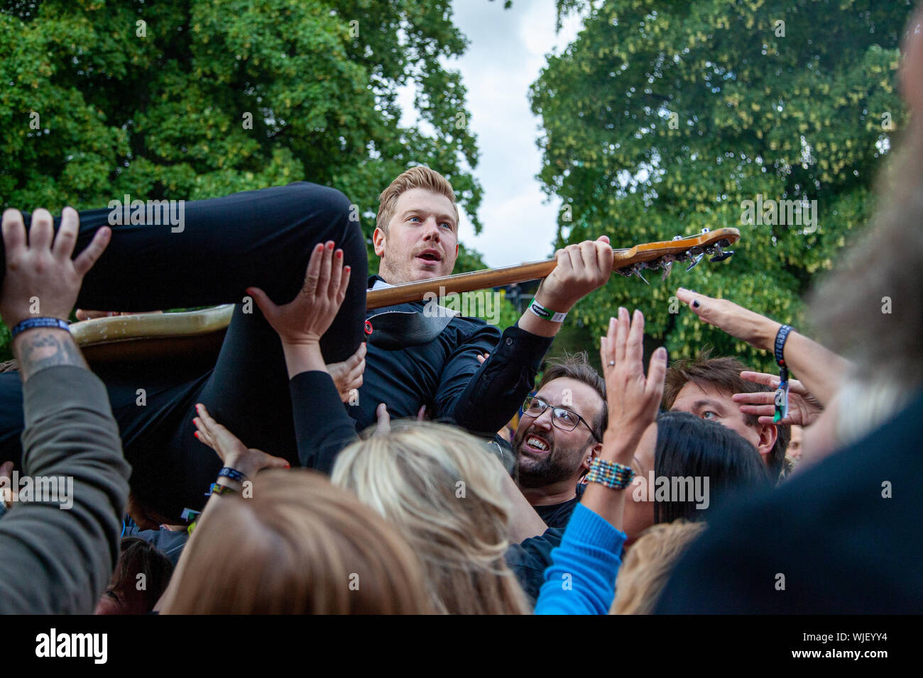 Trondheim, Norway. 17th, August 2019. The Norwegian punk rock band The ...