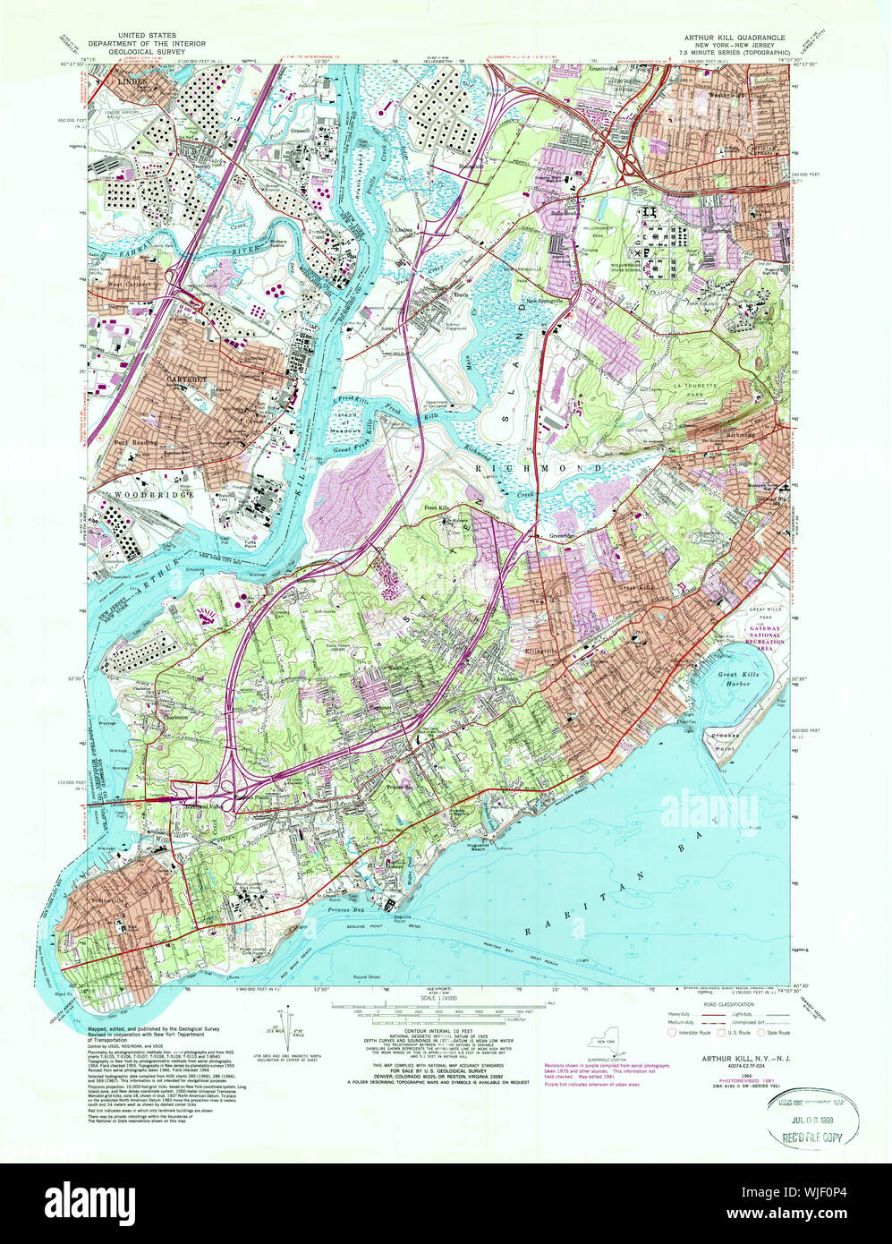 New York NY Arthur Kill 137079 1966 24000 Restoration Stock Photo - Alamy