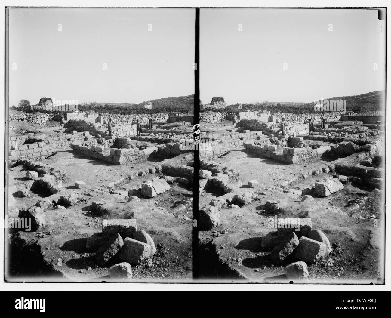Hebron and surroundings. Ramet el Khalil. Possibly Mamre. Closer view ...