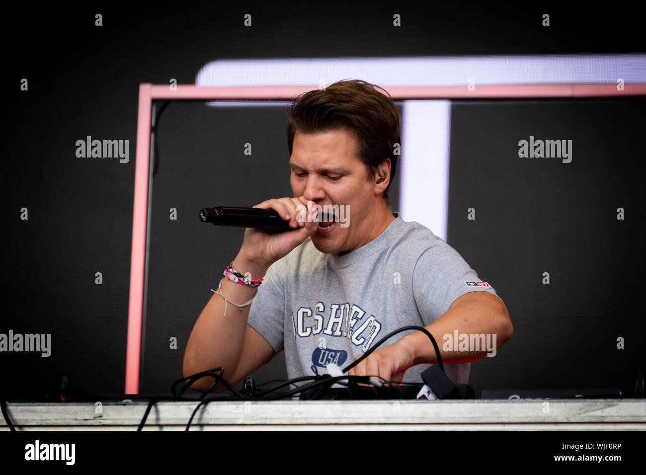 Trondheim, Norway. 30th, August 2019. The Norwegian record producer, DJ ...
