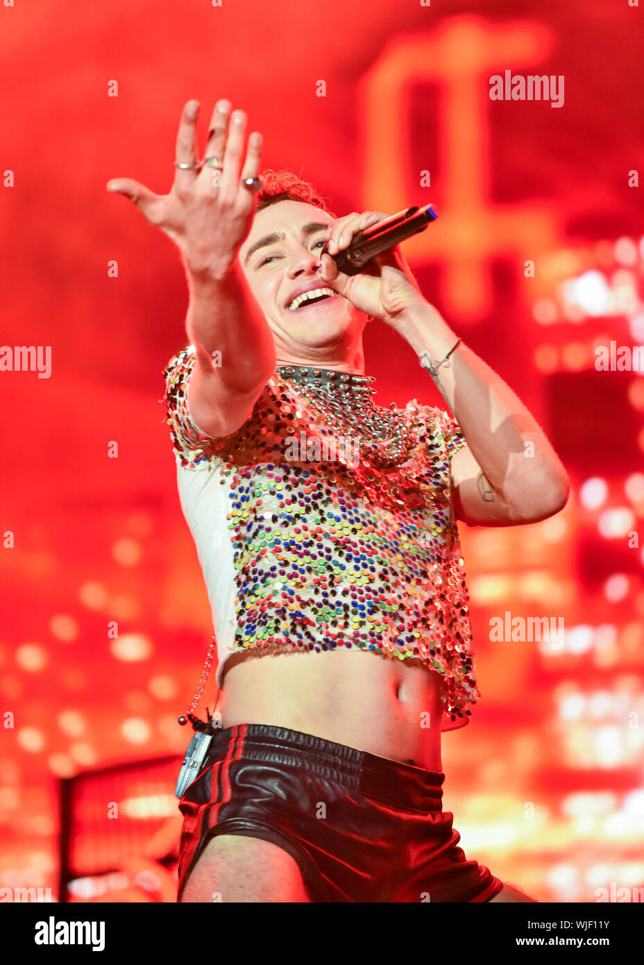 Synth pop band, Years & Years headline the Saturday night at the 2019 ...