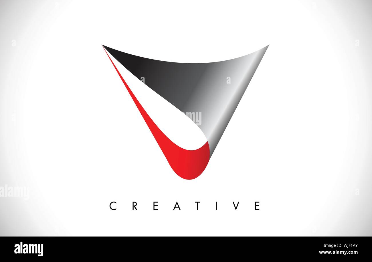 V Letter Modern Trendy Design Logo. Letter V Icon Logo with Monogram ...