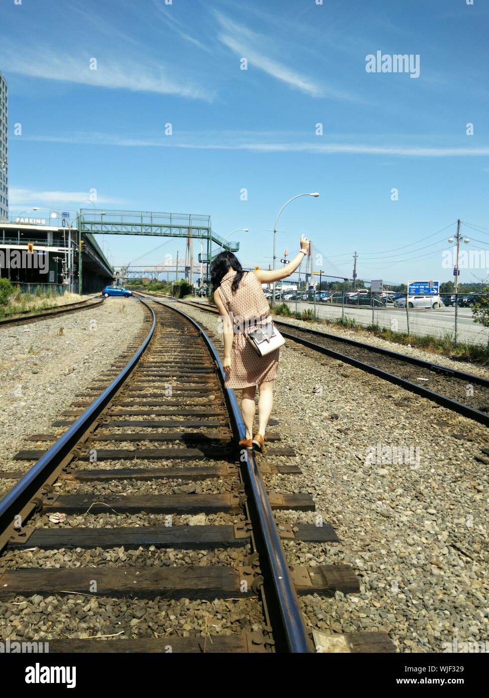 Balancing track hi-res stock photography and images - Alamy