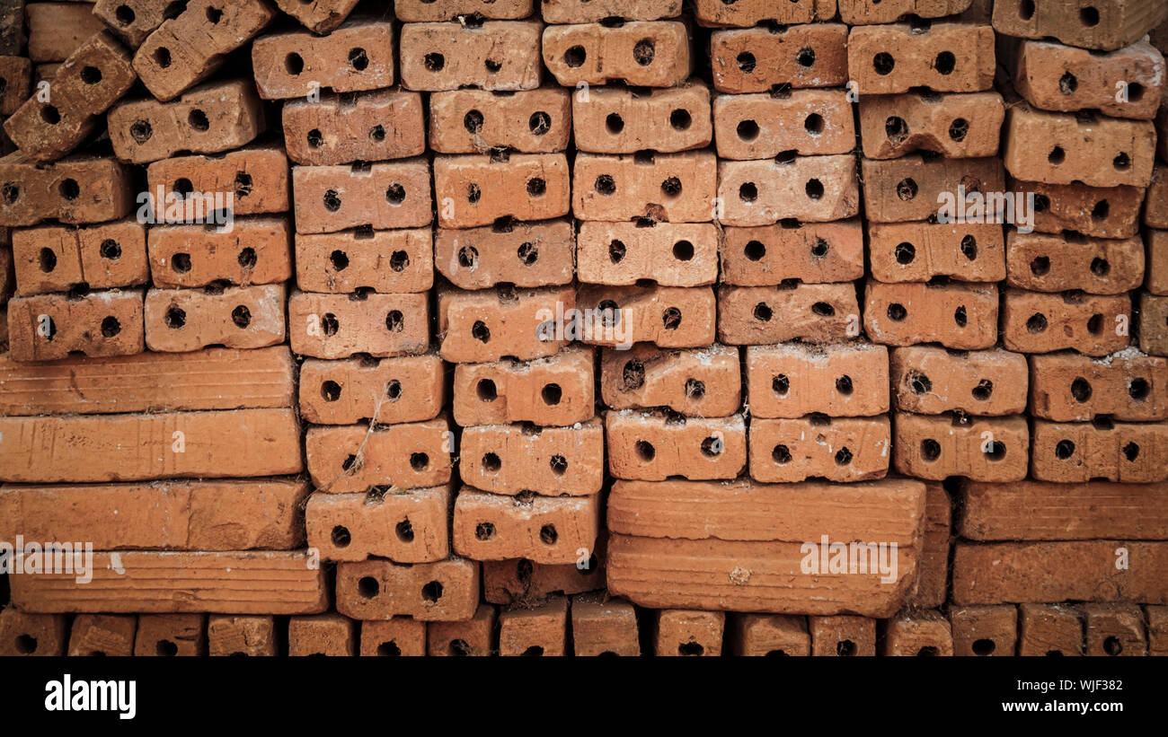 Stacked up bricks hi-res stock photography and images - Alamy