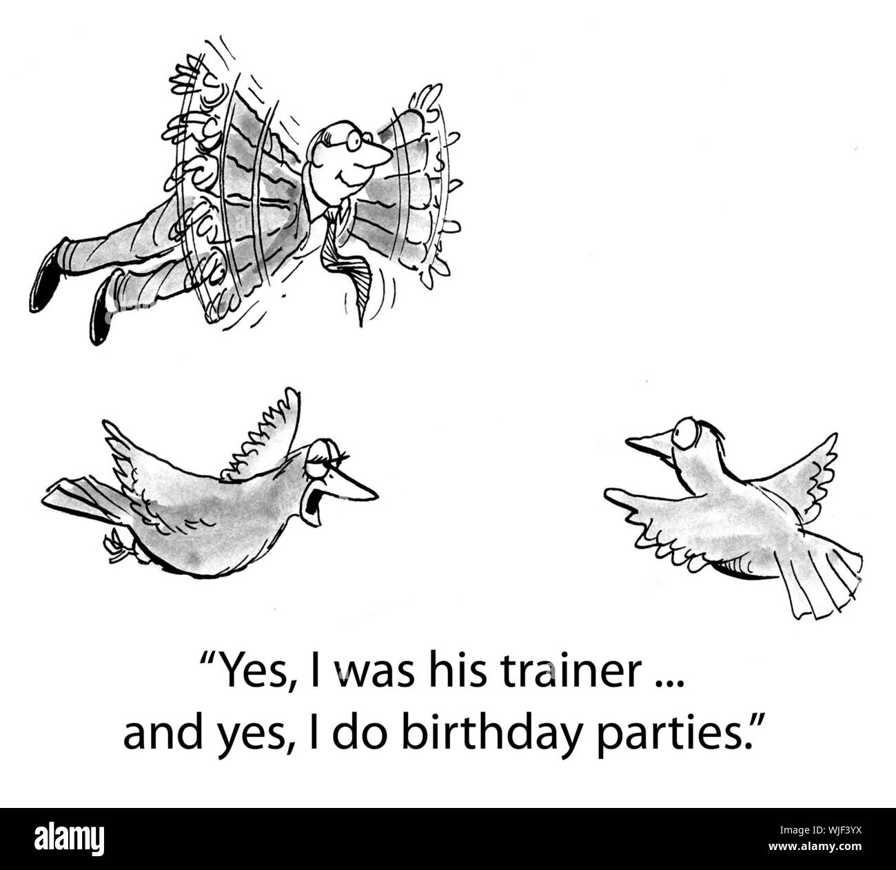 His trainer Black and White Stock Photos & Images - Alamy