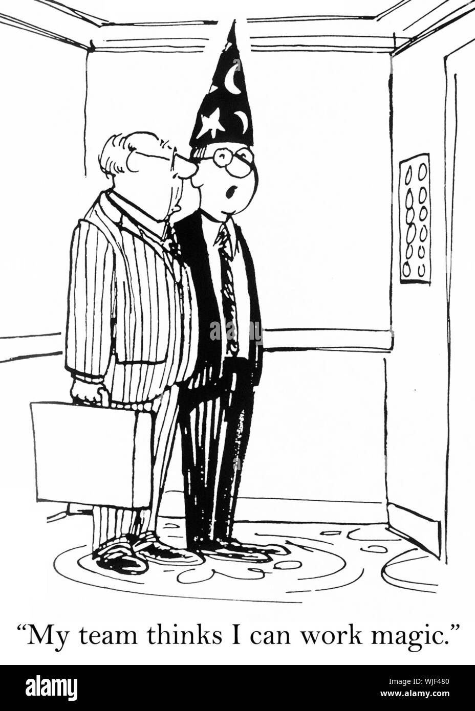 Team work cartoon Black and White Stock Photos & Images - Alamy