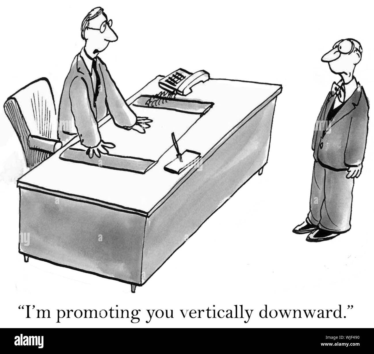 Downward communication hi-res stock photography and images - Alamy