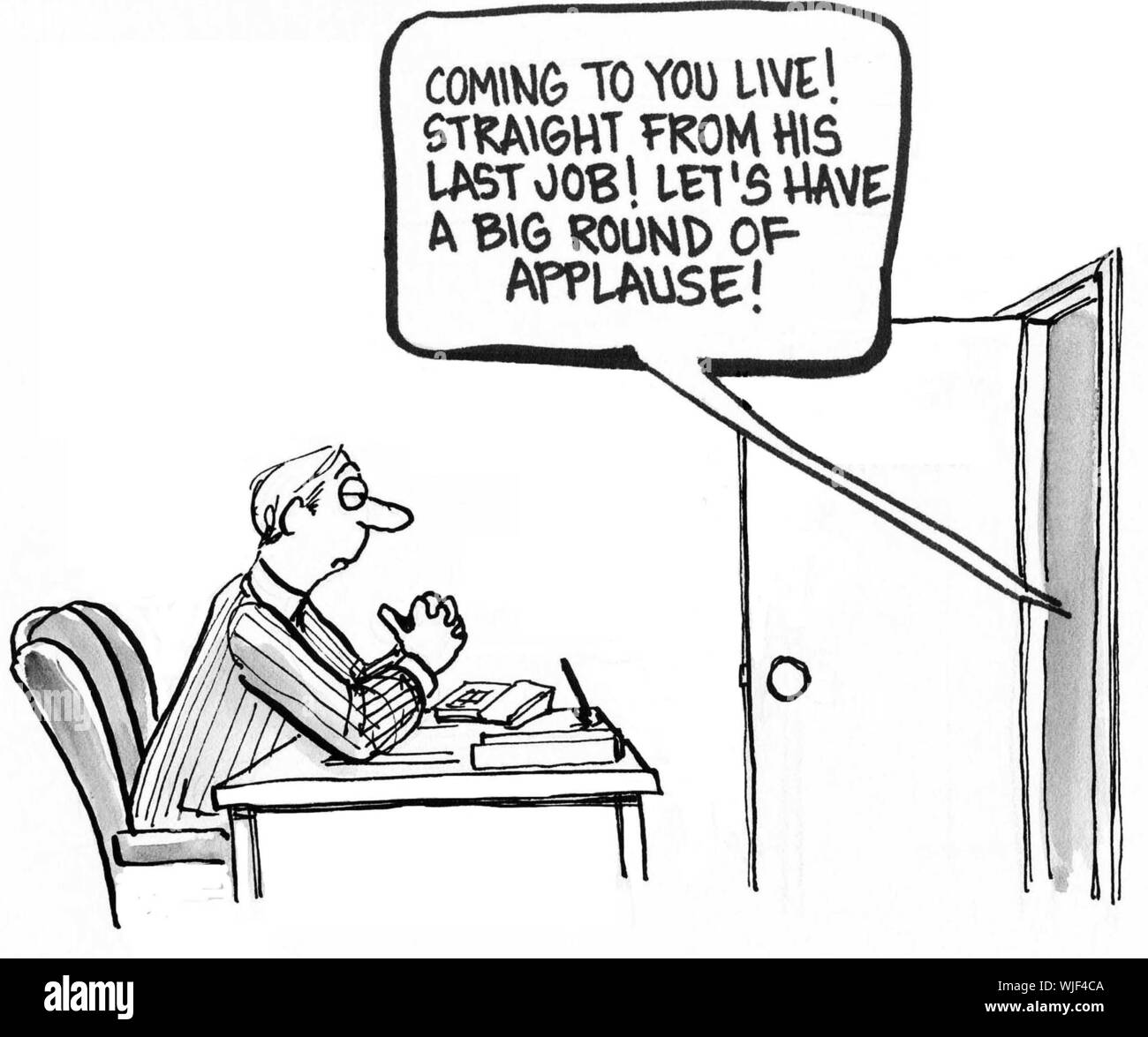 Cartoon Interview High Resolution Stock Photography and Images - Alamy