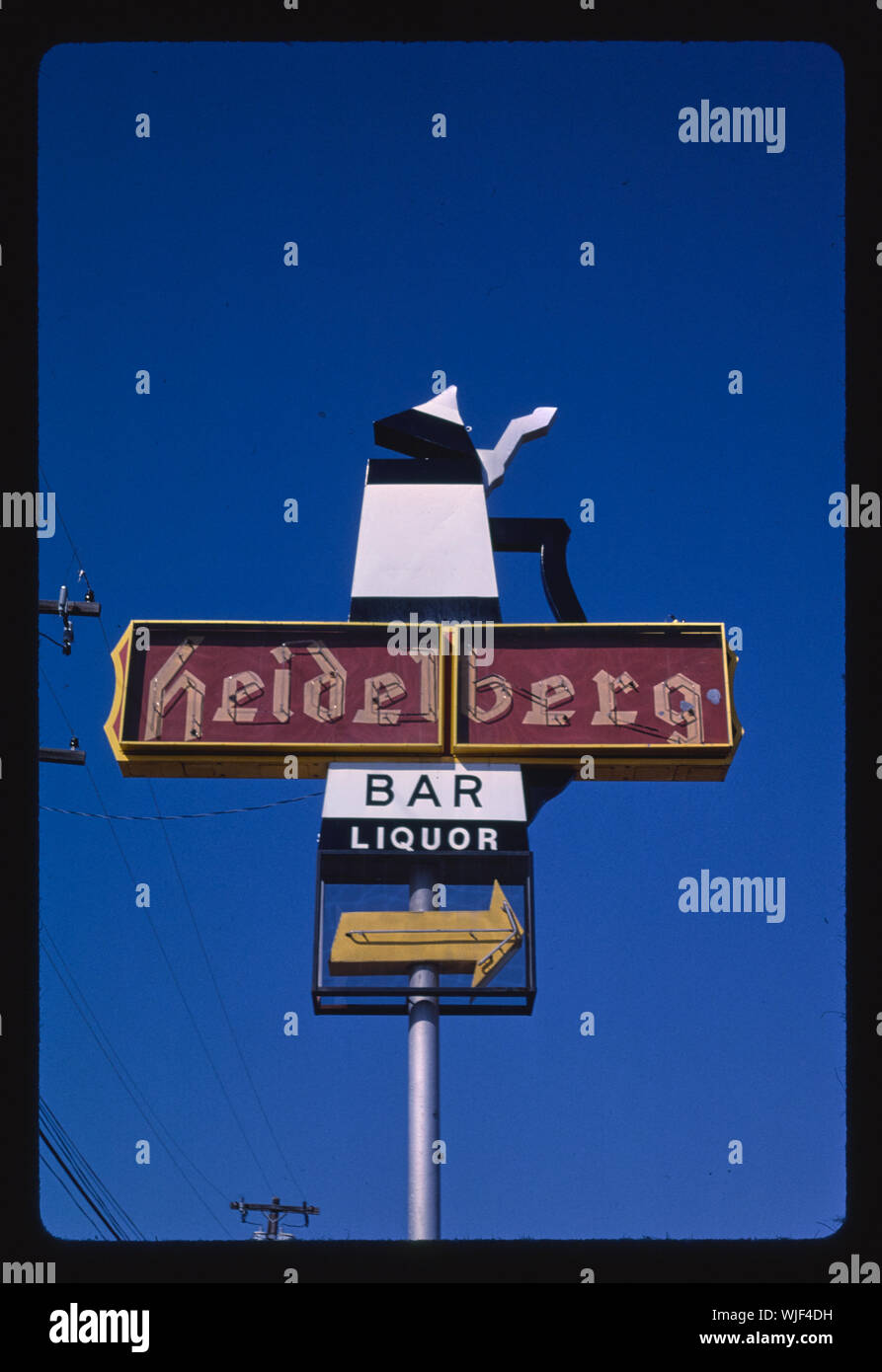 Heidelberg bar sign hi-res stock photography and images - Alamy
