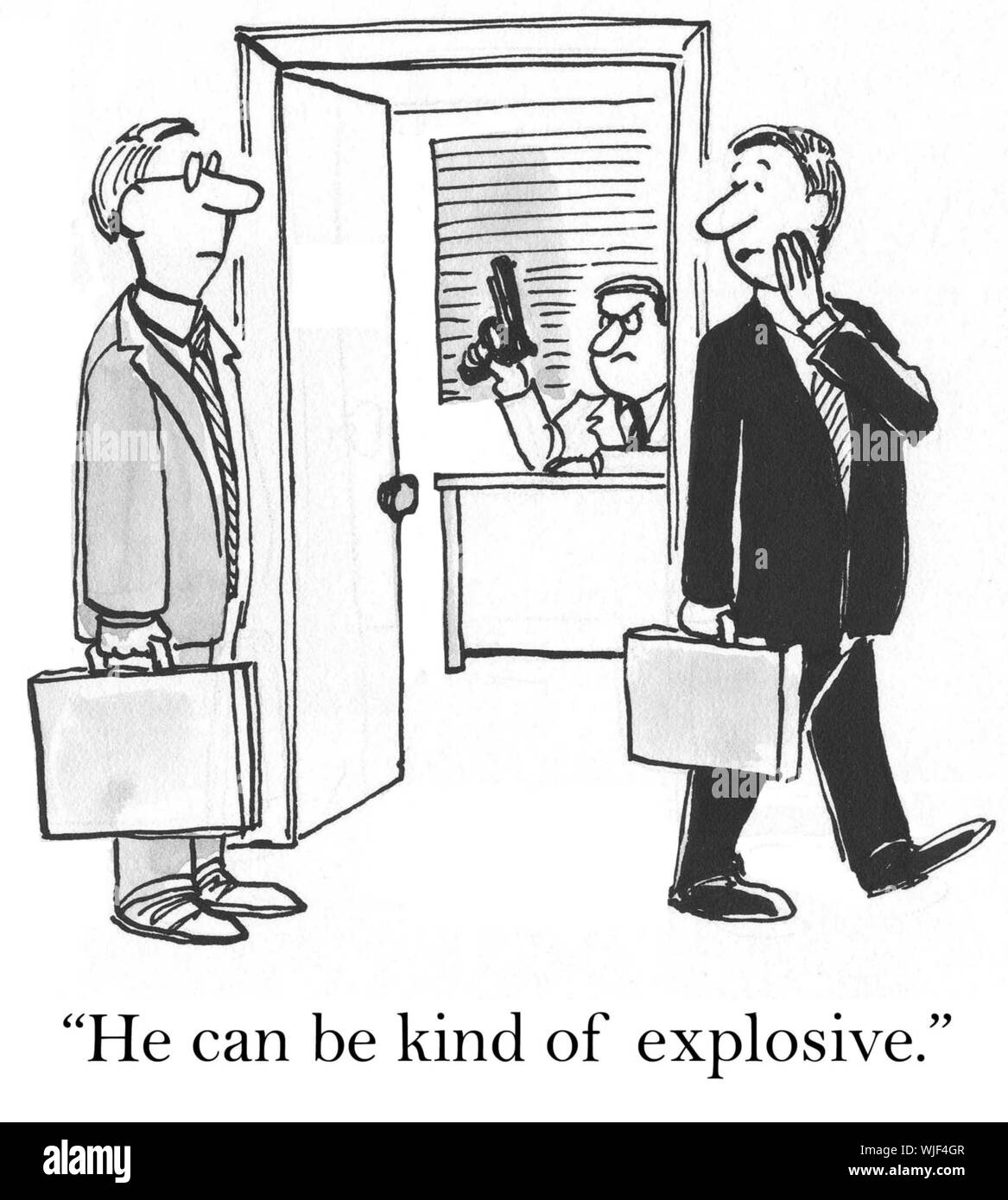 Conflict resolution humorous hi-res stock photography and images - Alamy