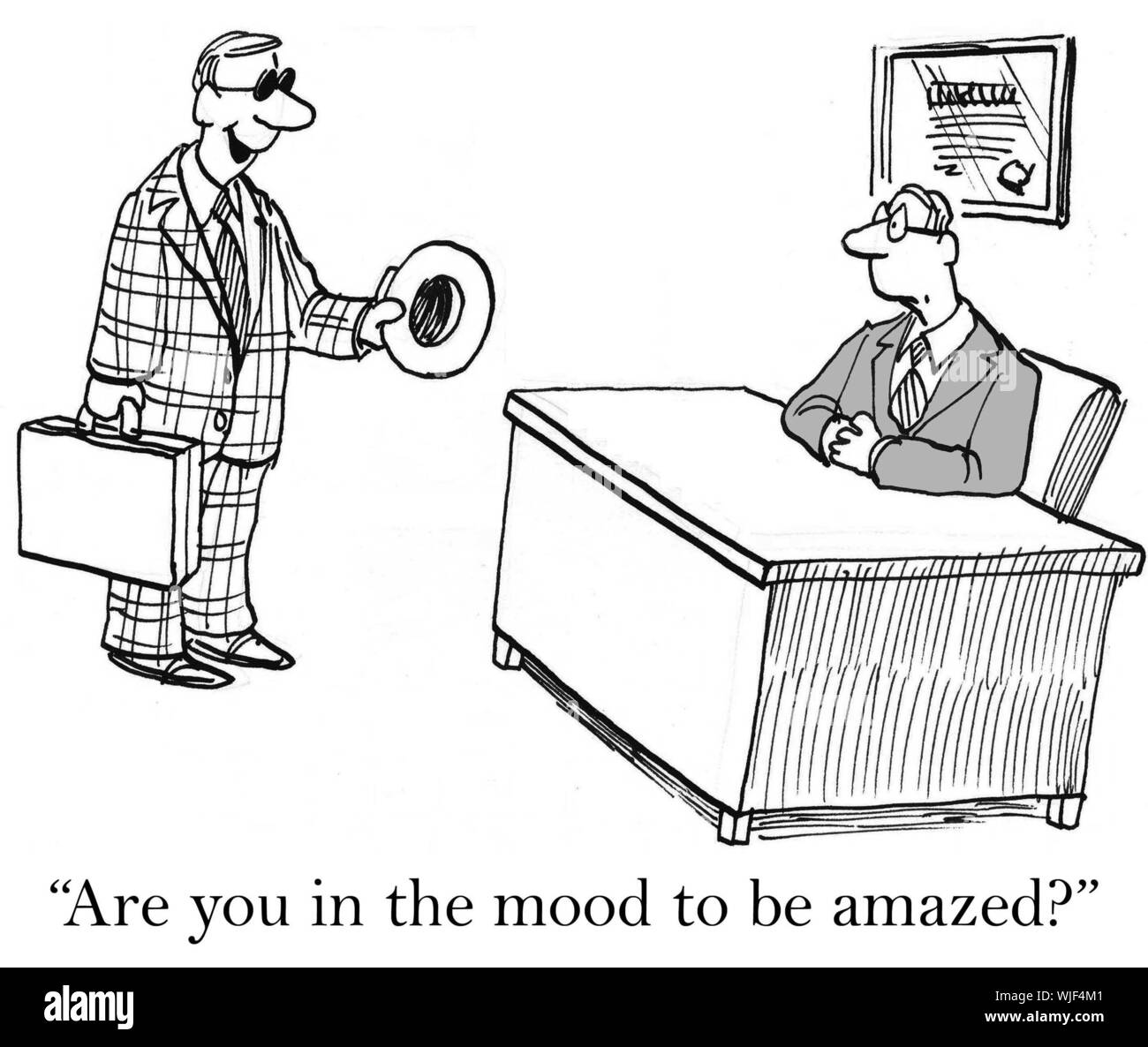 "Are you in the mood to be amazed Stock Photo - Alamy