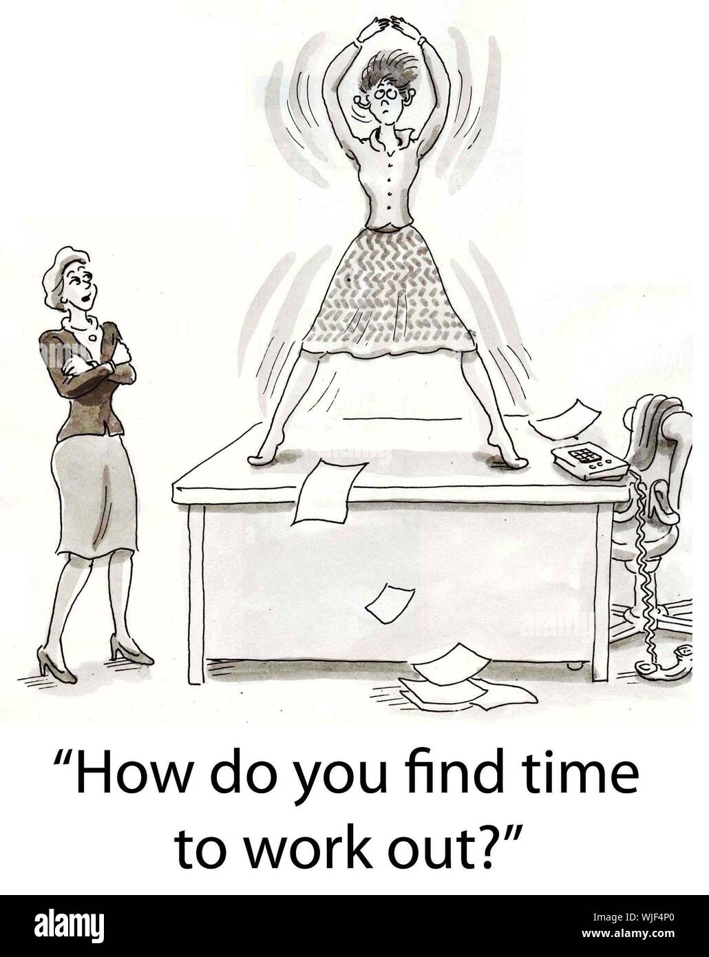 "How do you find time to work out Stock Photo - Alamy