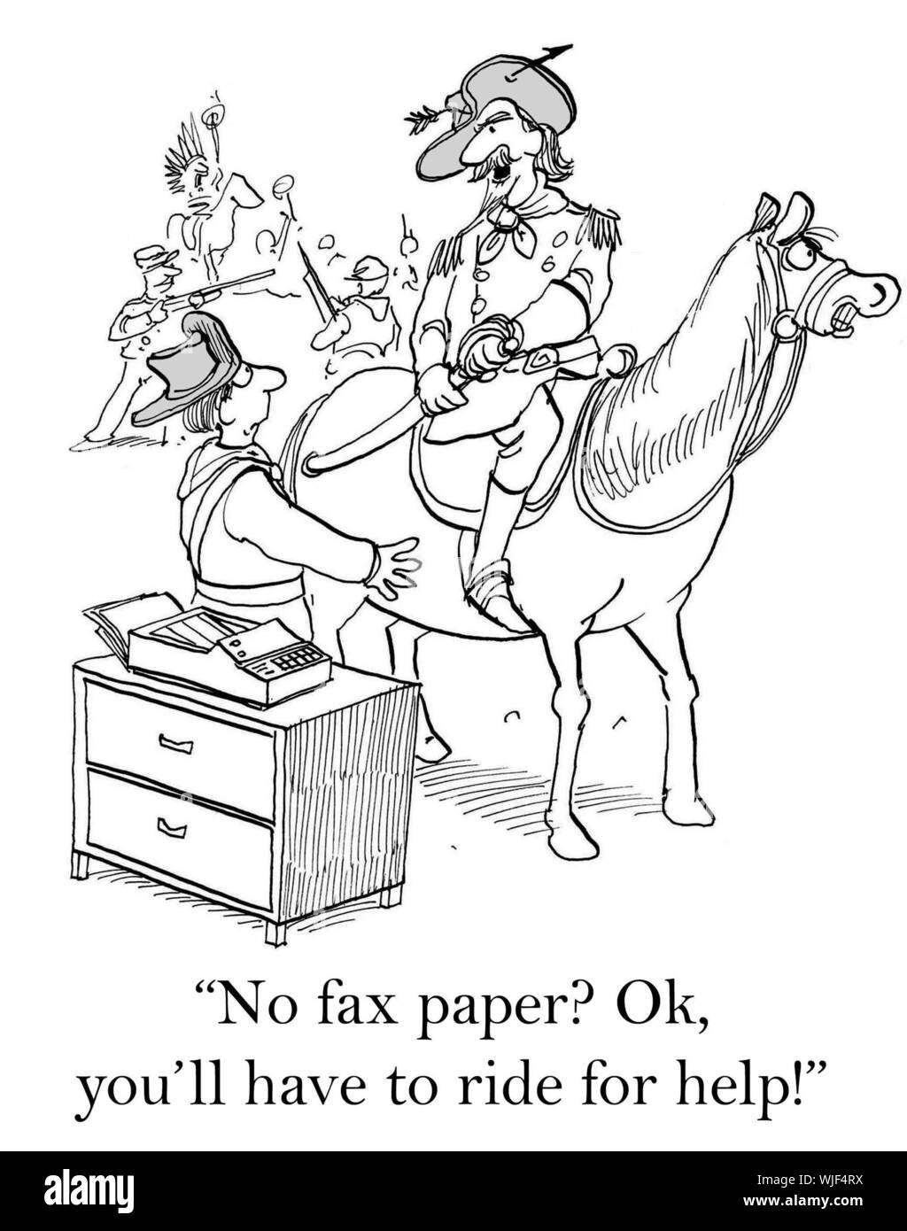 Old fax machine Black and White Stock Photos & Images - Alamy