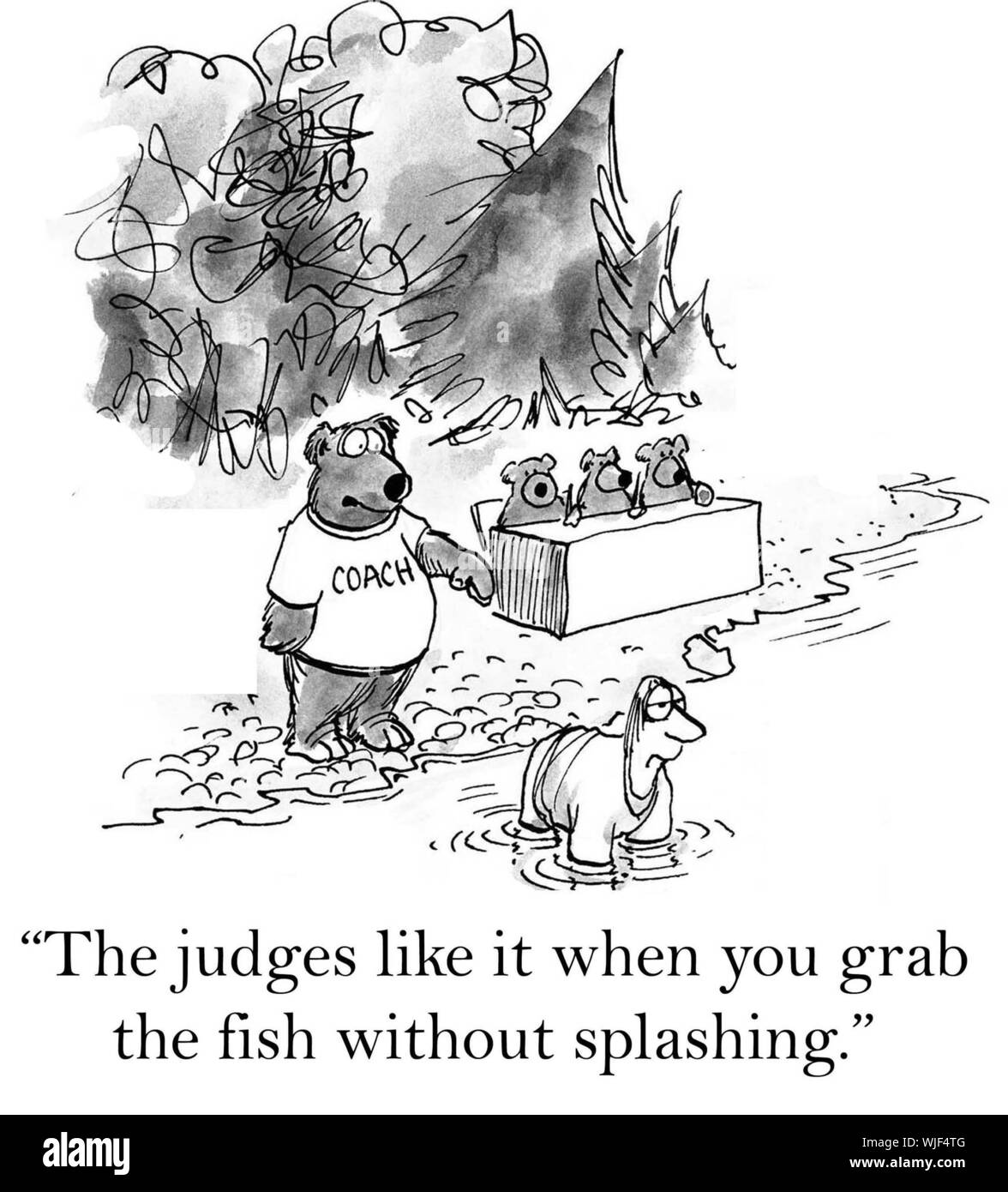 Fishing skill Black and White Stock Photos & Images - Alamy