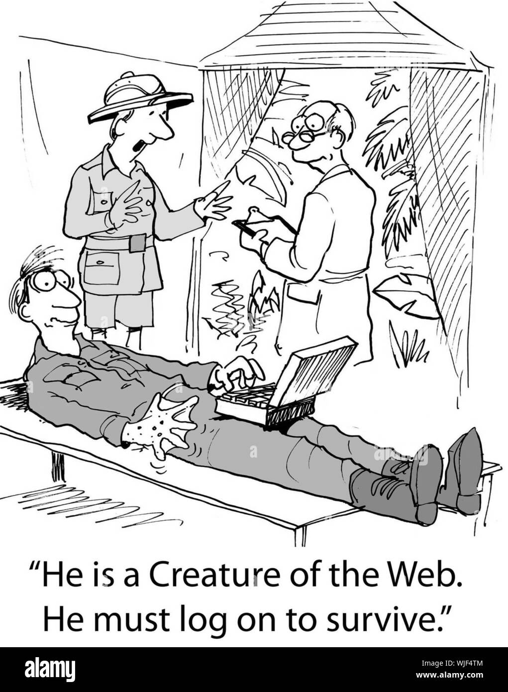 Intranet cartoons hi-res stock photography and images - Alamy