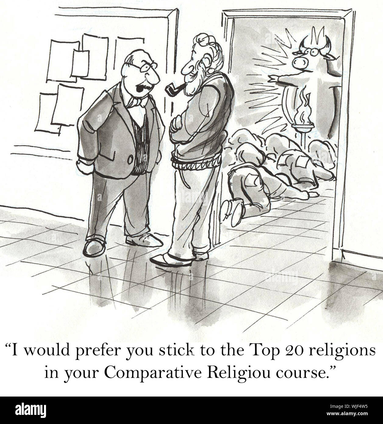 Comparative Religion Class Stock Photo - Alamy