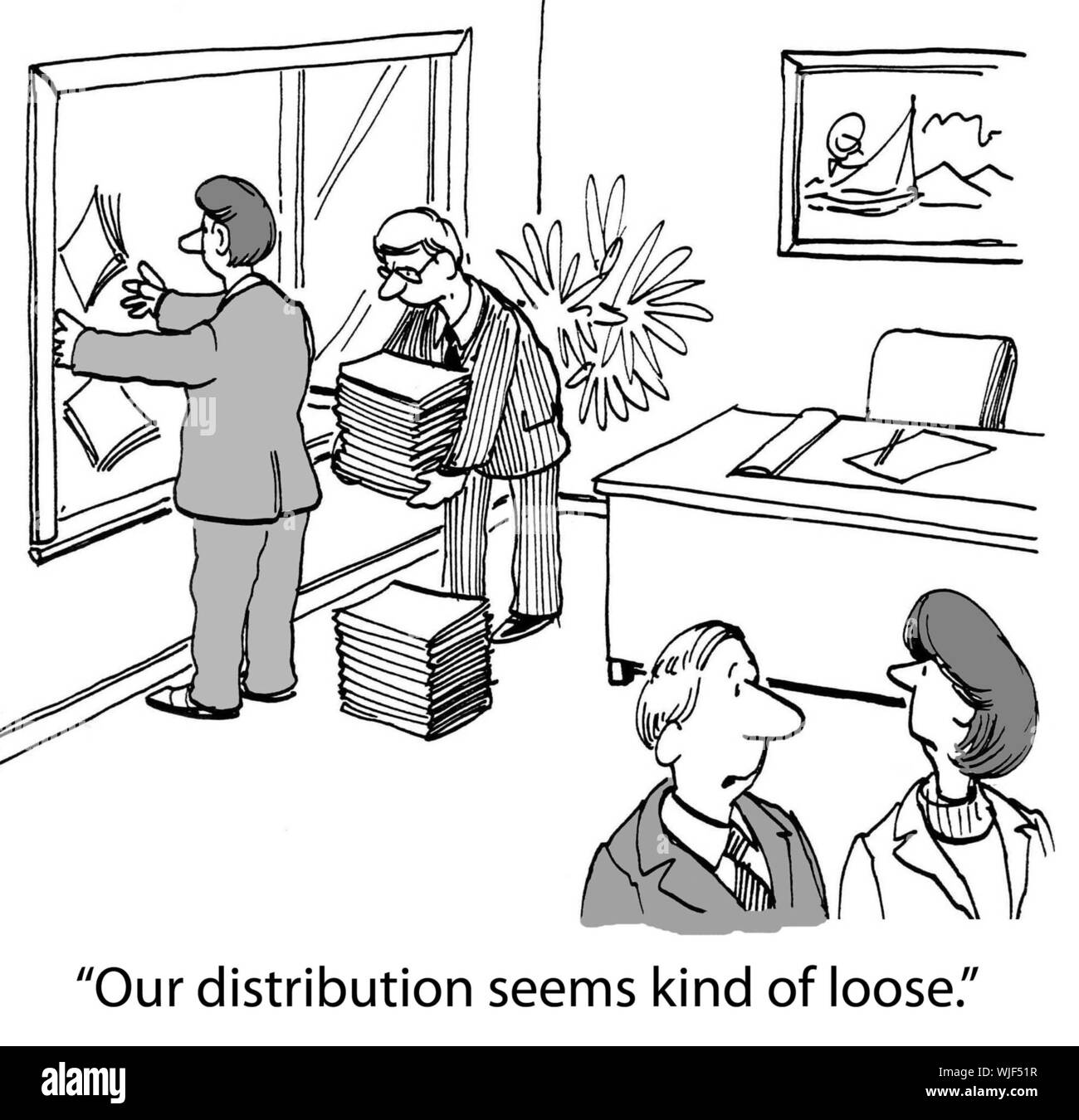 "Our distribution seems kind of loose Stock Photo - Alamy