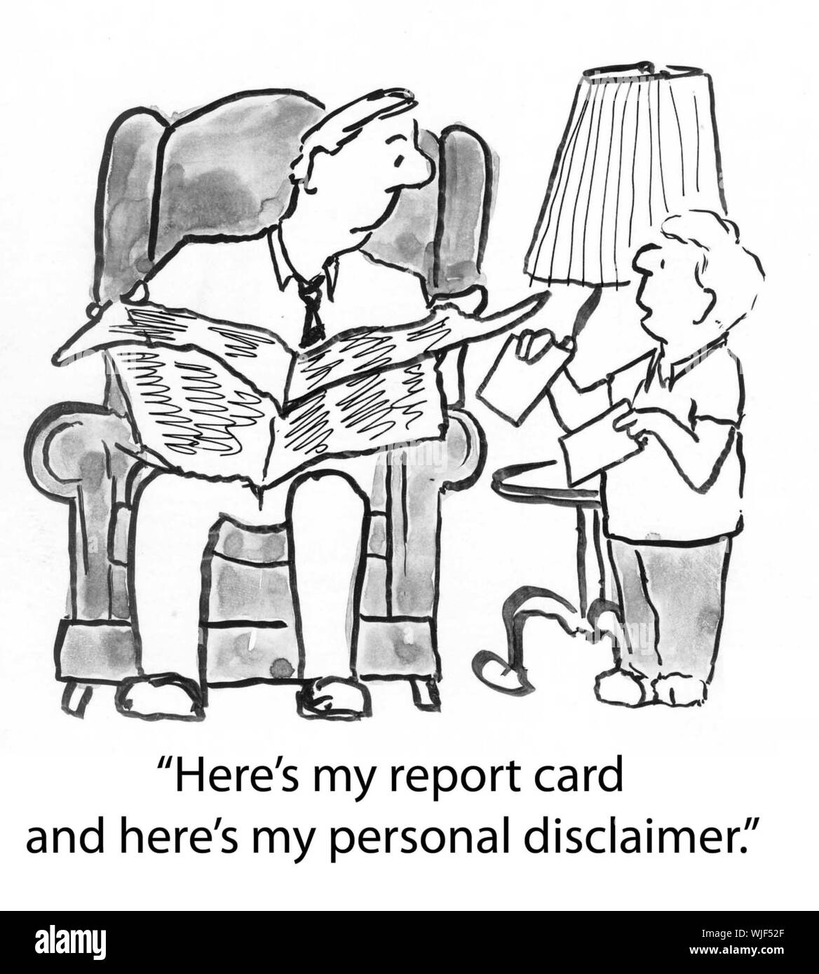 Funny School Report Card