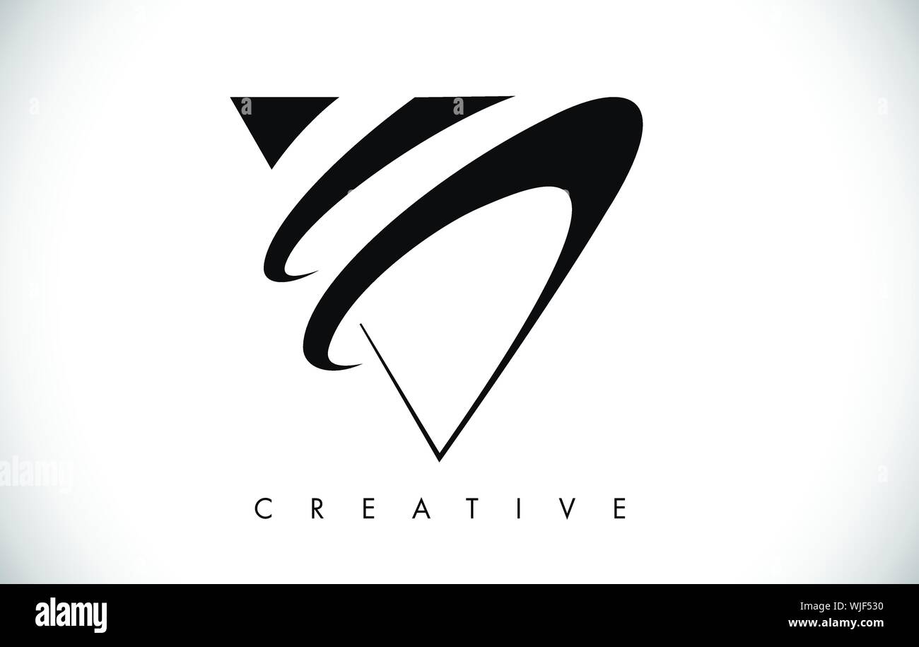 V Letter Modern Trendy Design Logo. Letter V Icon Logo with Monogram ...