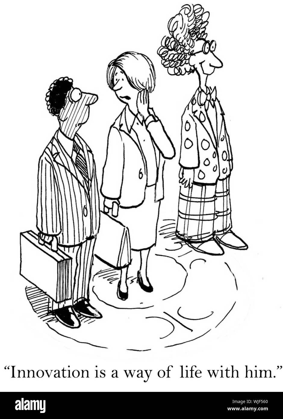 Innovation cartoons hi-res stock photography and images - Alamy