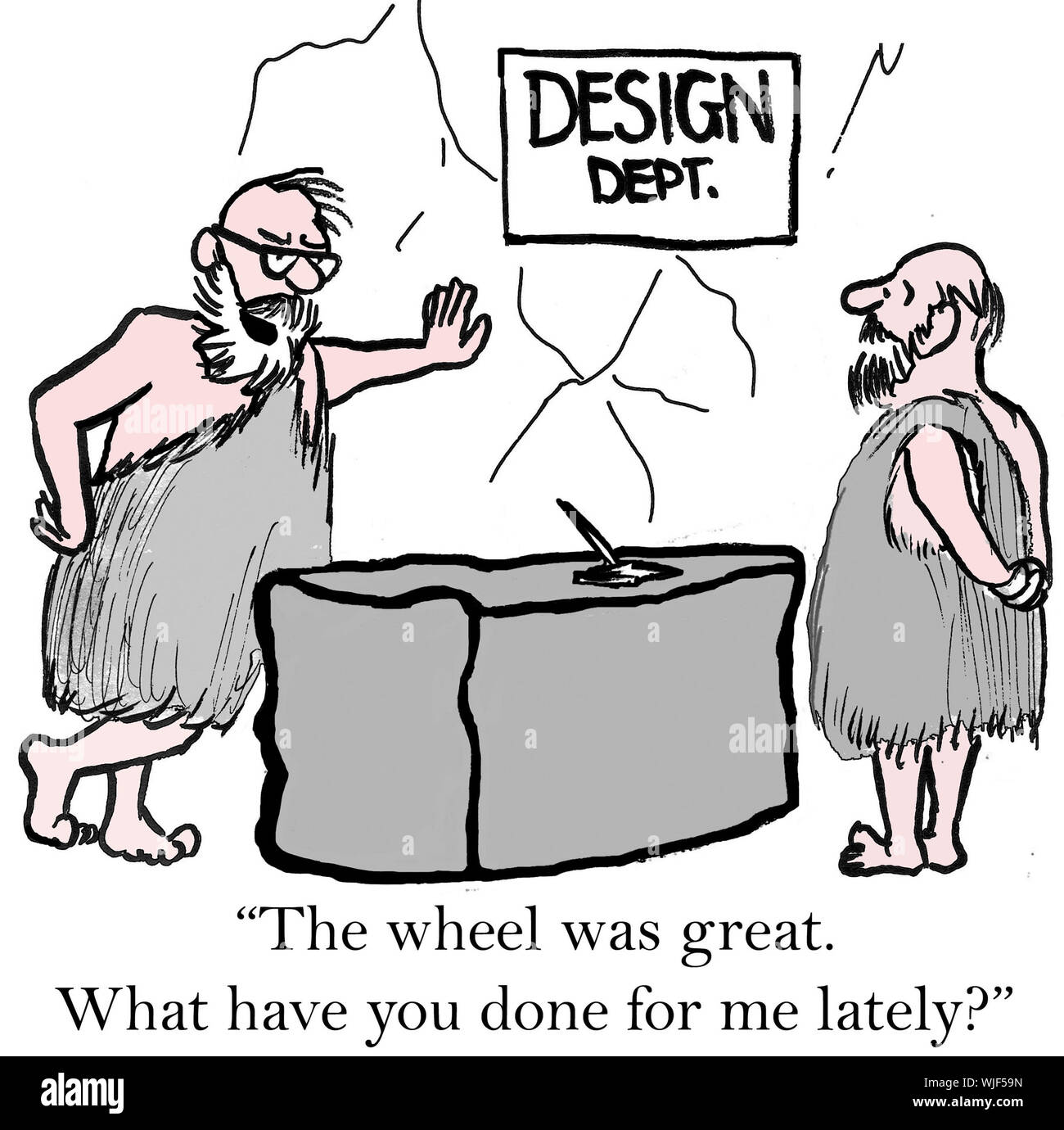 Caveman wheel hi-res stock photography and images - Alamy