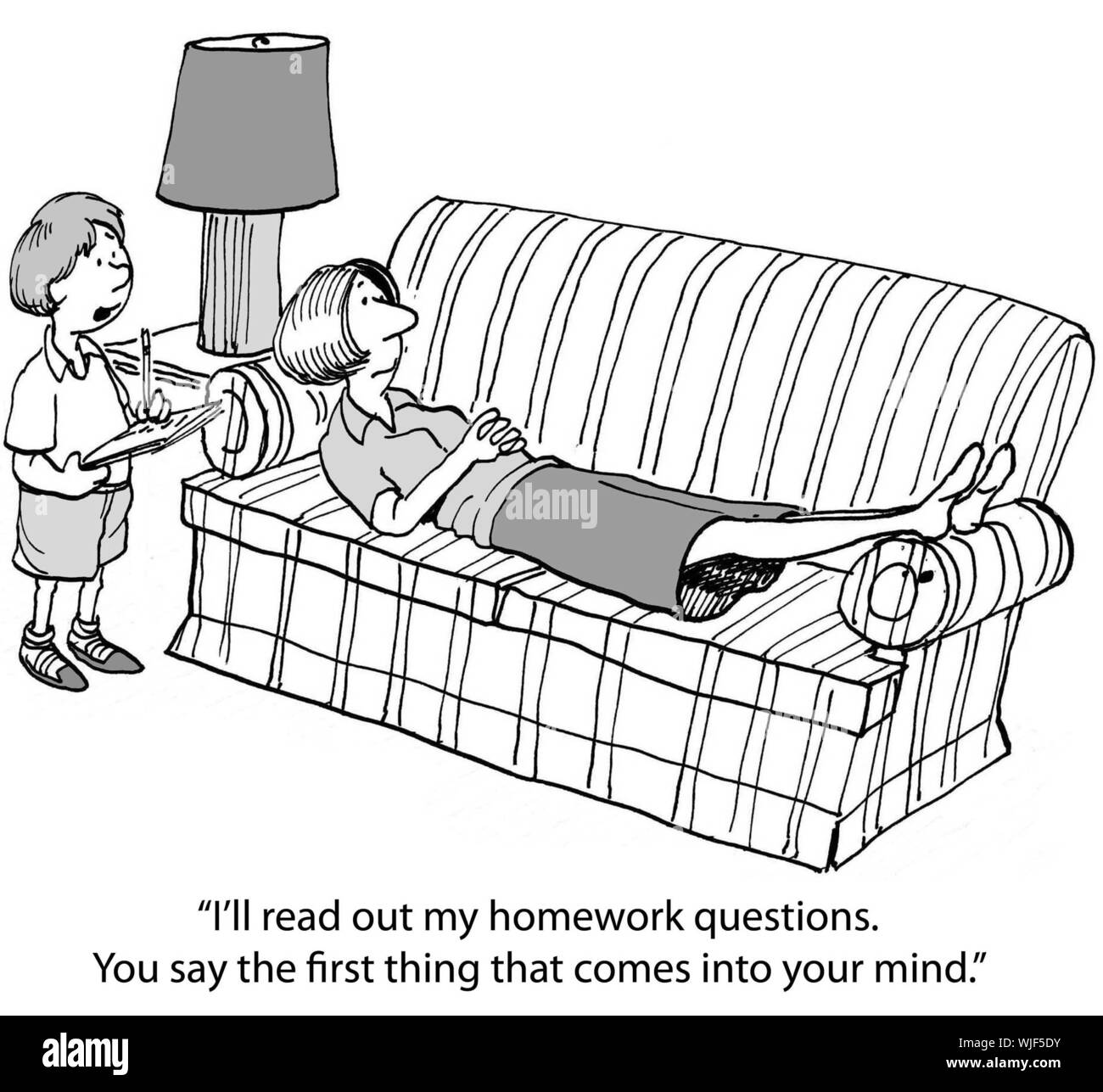Therapy questions Black and White Stock Photos & Images - Alamy