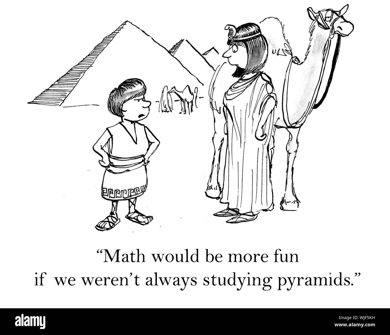 "Math would be more fun if we weren't always studying pyramids Stock ...