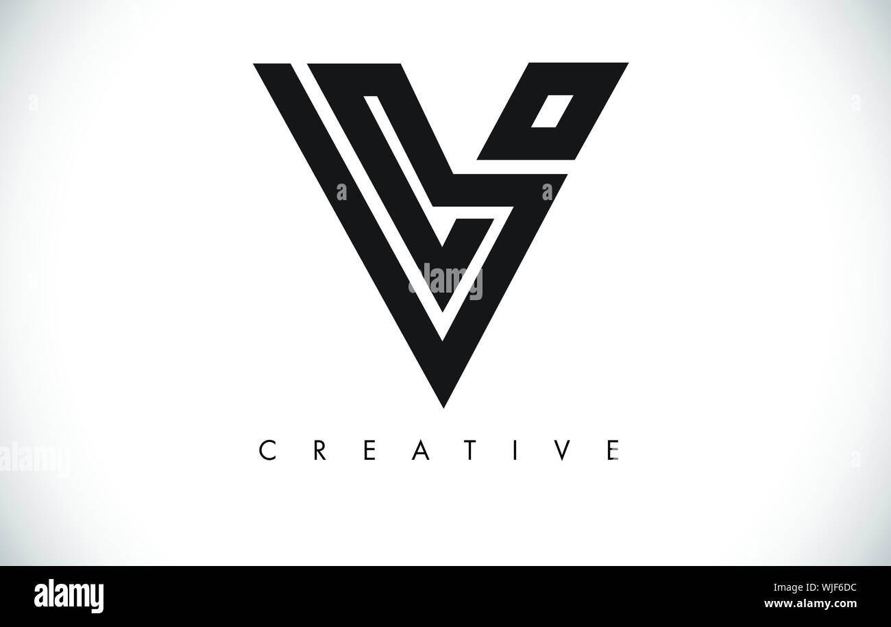 V Letter Modern Trendy Design Logo. Letter V Icon Logo with Monogram ...