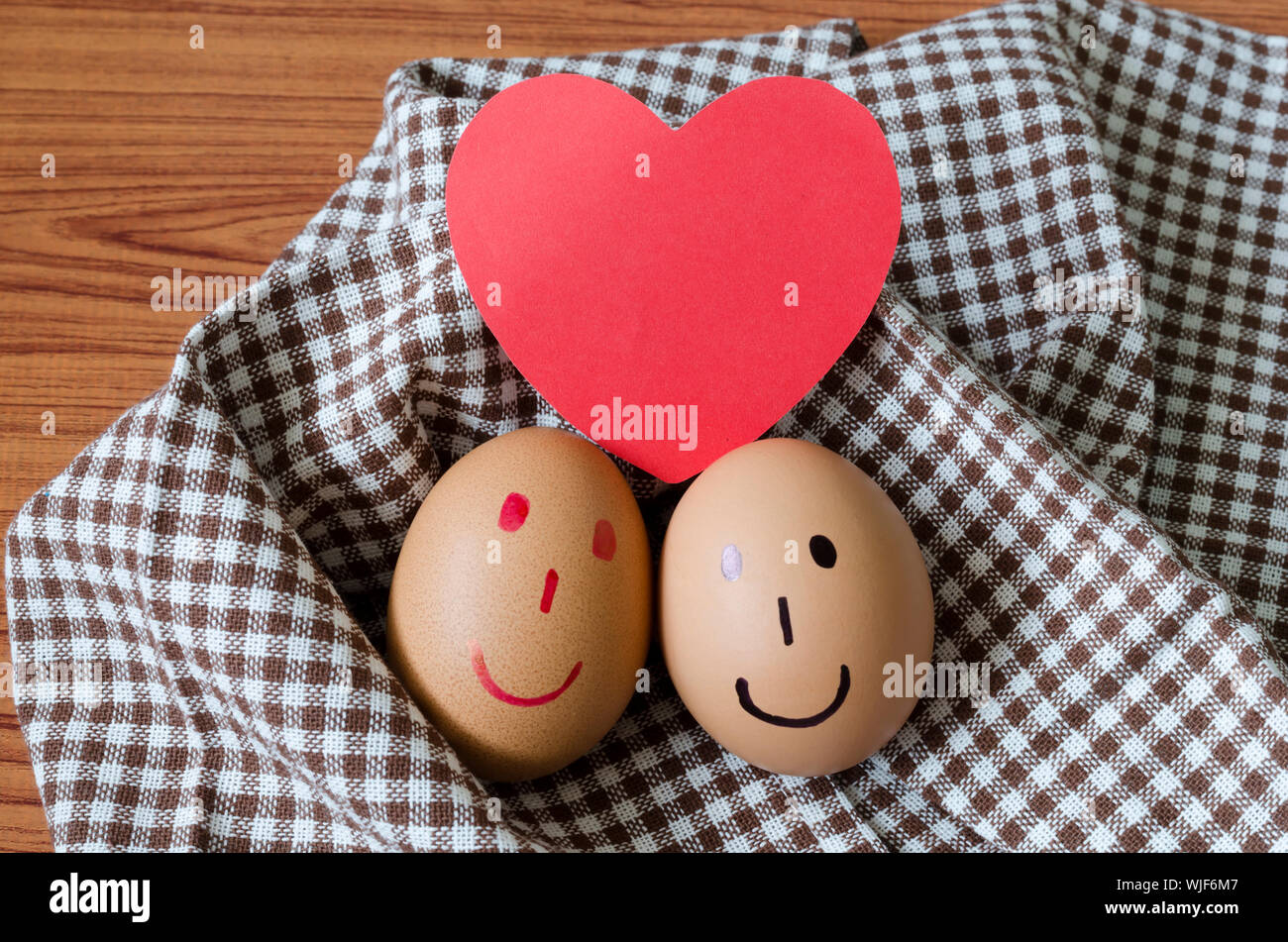 Smile love egg couple in hi-res stock photography and images - Alamy