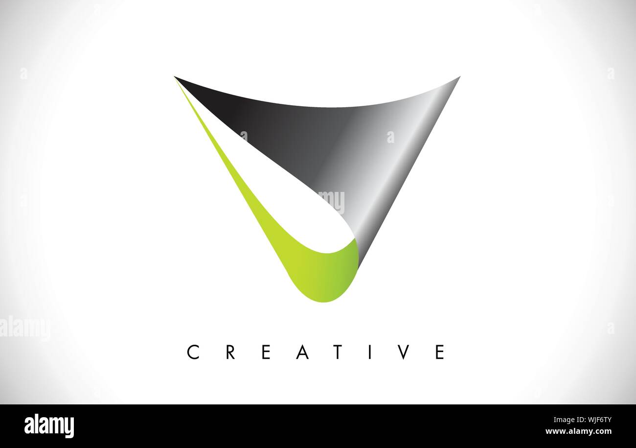 V Letter Modern Trendy Design Logo. Letter V Icon Logo with Monogram ...