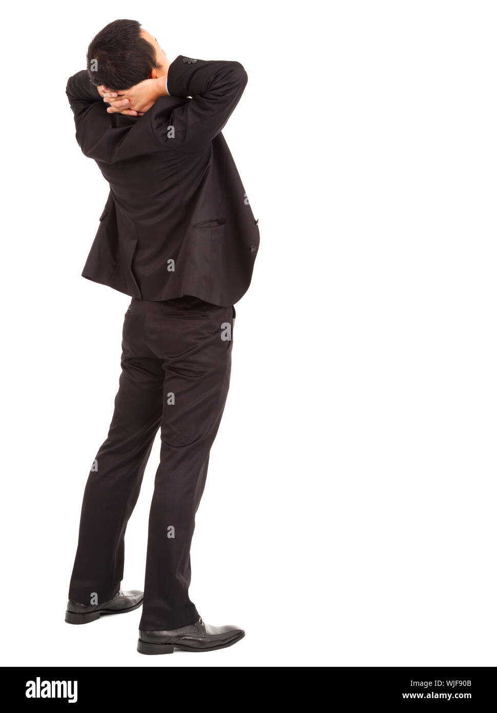 Back of head suit Cut Out Stock Images & Pictures - Alamy